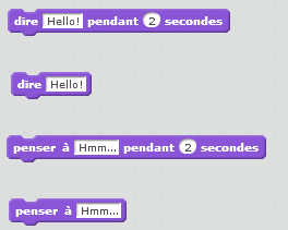 Les blocs [Programmons avec Scratch2 ]